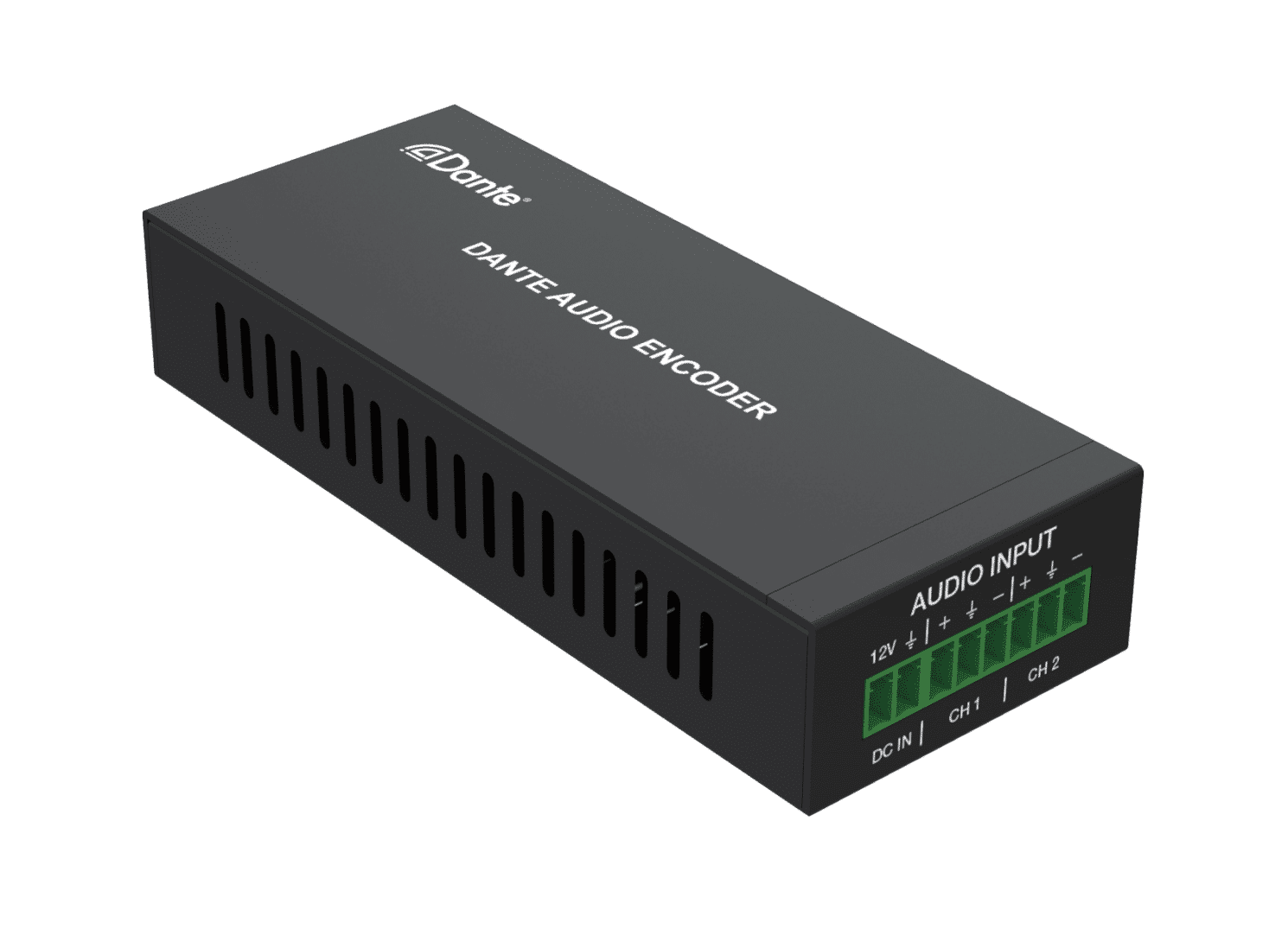 Dante Pro Converter,Dante 2CH Analog Audio Encoder Decoder with POE